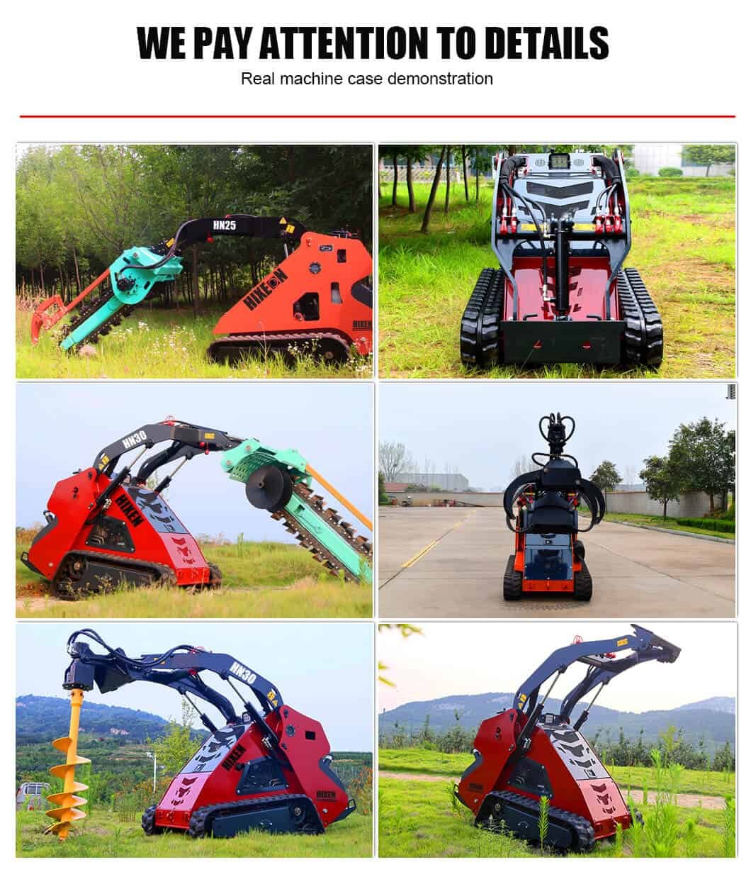 HN25 China Mini Skid Steer Loader With Different Kinds Of Attachment