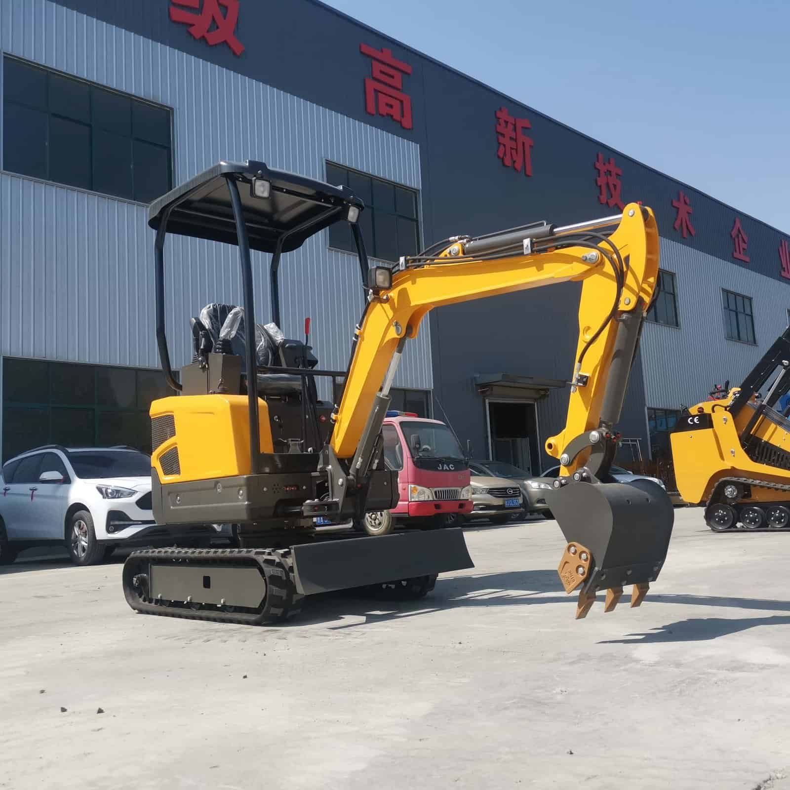 HX15T Mini Excavator For Sale Zero Tail Mini Digger For Home Garden
