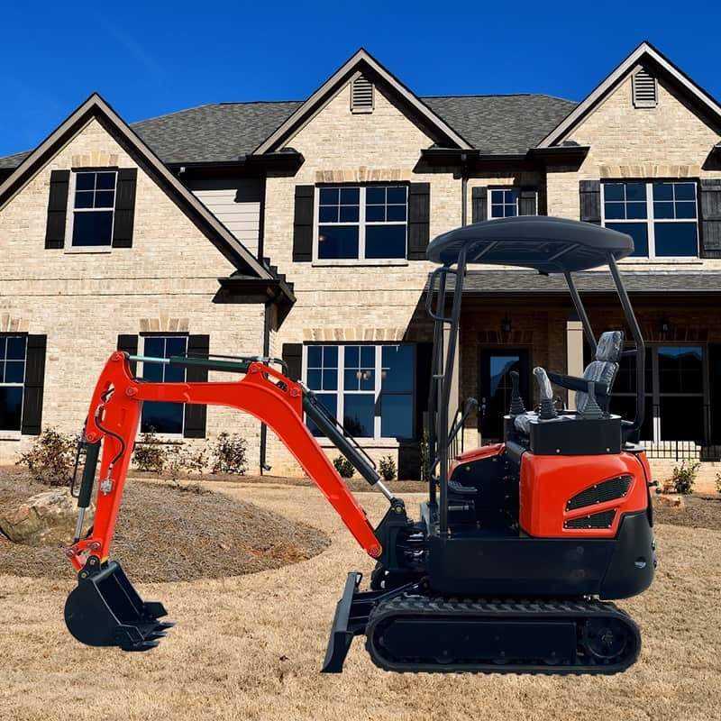 HX18T Small Home Excavator Mini Trackhoe - Hixen Machinery