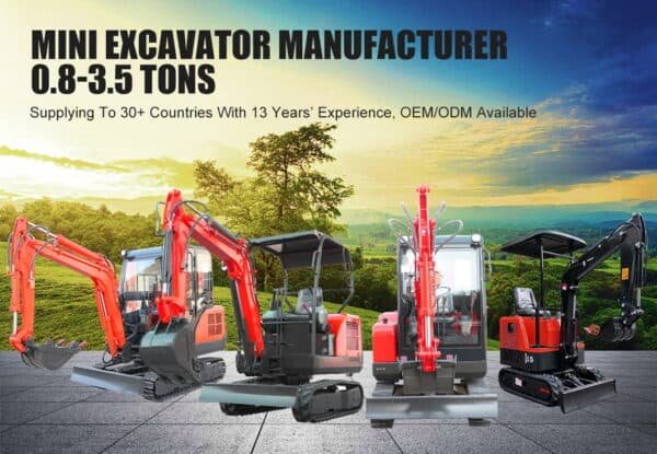 HX25 2.5 Ton Excavator Small Mini Chinese Digger Price 2.5 T Excavator For Sale