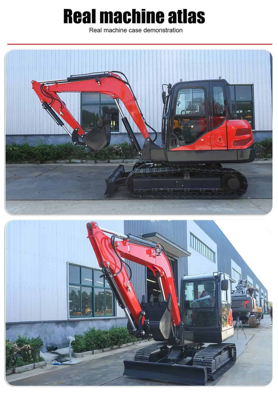 6 Ton Excavator HX65 Midi Excavator Leader Brand In China