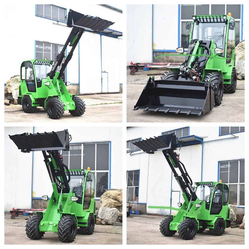 HM1500 Telescopic Wheel Loader Small Wheel Loader For Sale